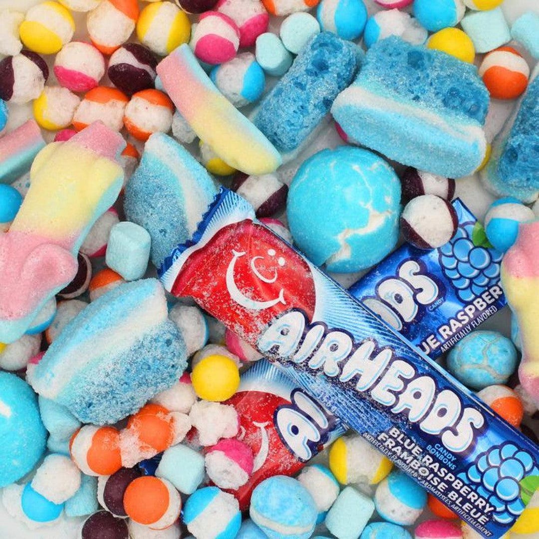 Mezcla de dulces liofilizados azules 105 g - Etsy España