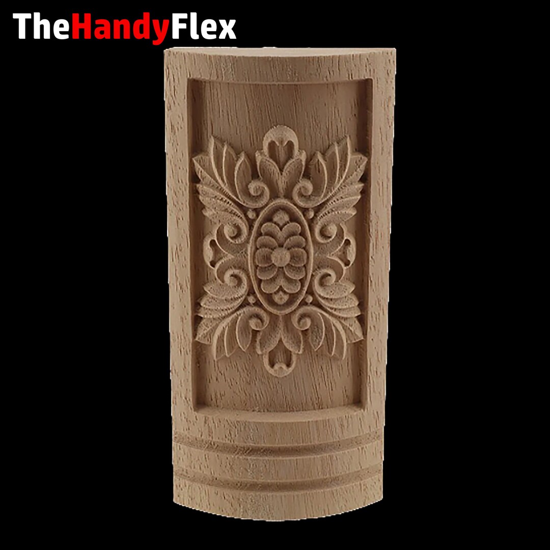 Curved Wooden Column Decal Supply European-style Applique Wood - Etsy UK