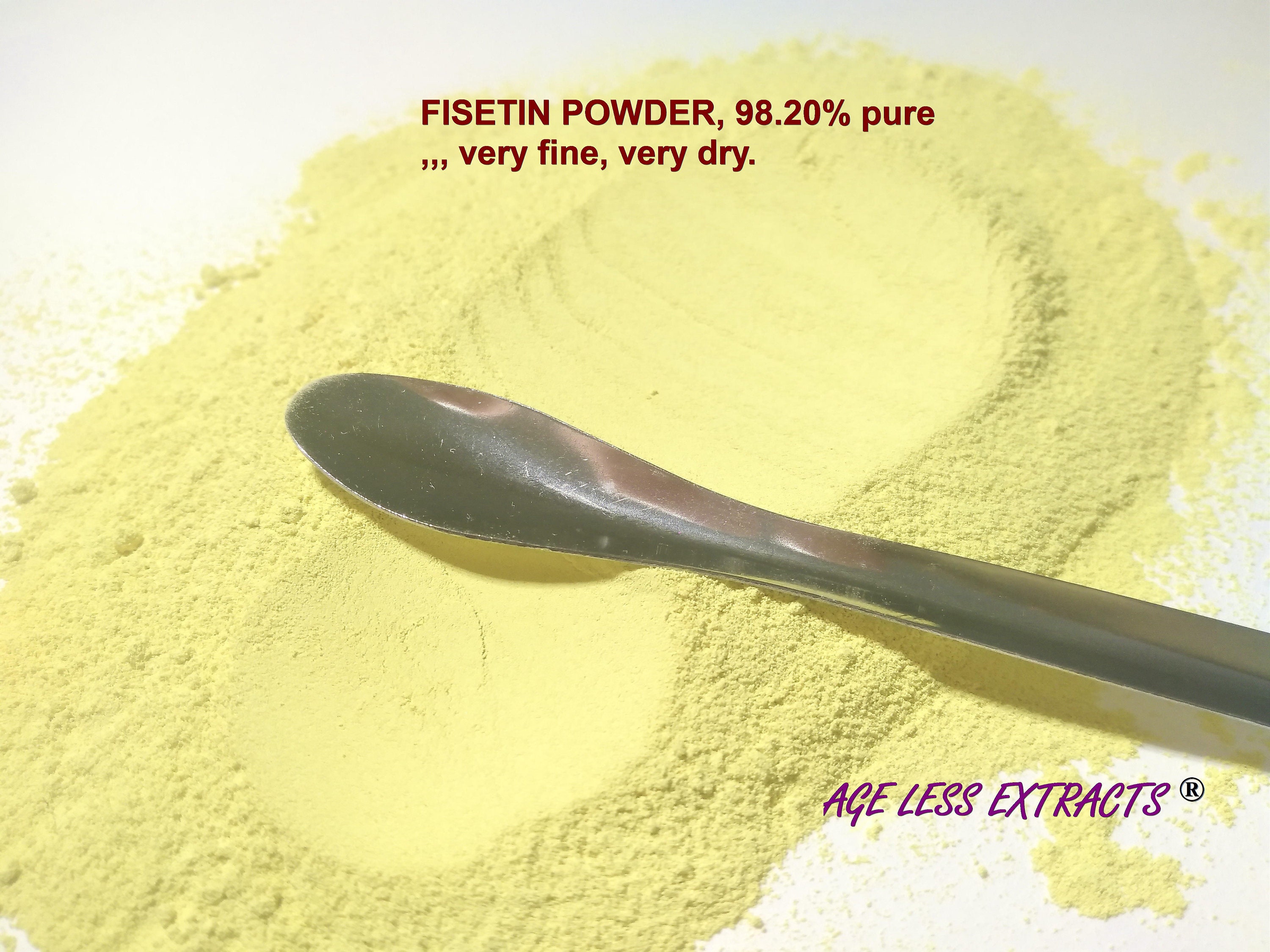 FISETIN Pure Powder, 98.20%, Senolytic, Anti-aging, Anti-oxidant, Helps ...