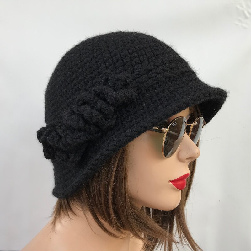 Black Hat Women - Etsy