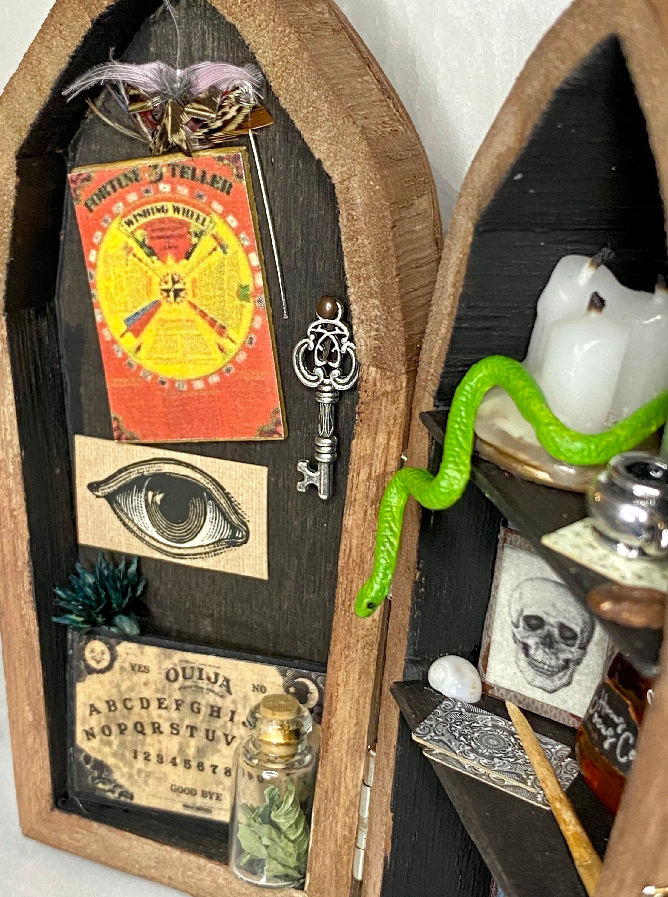 Miniature Coffin Shelf of Magic - Etsy