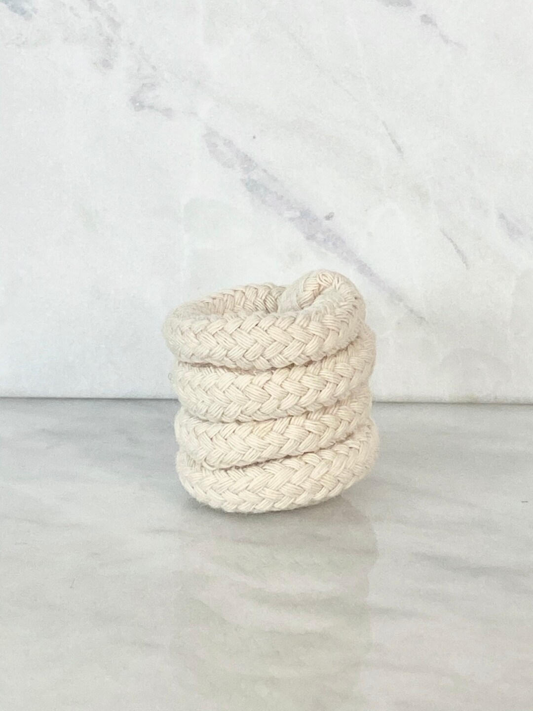 Miniature Cream Rope Basket - Etsy