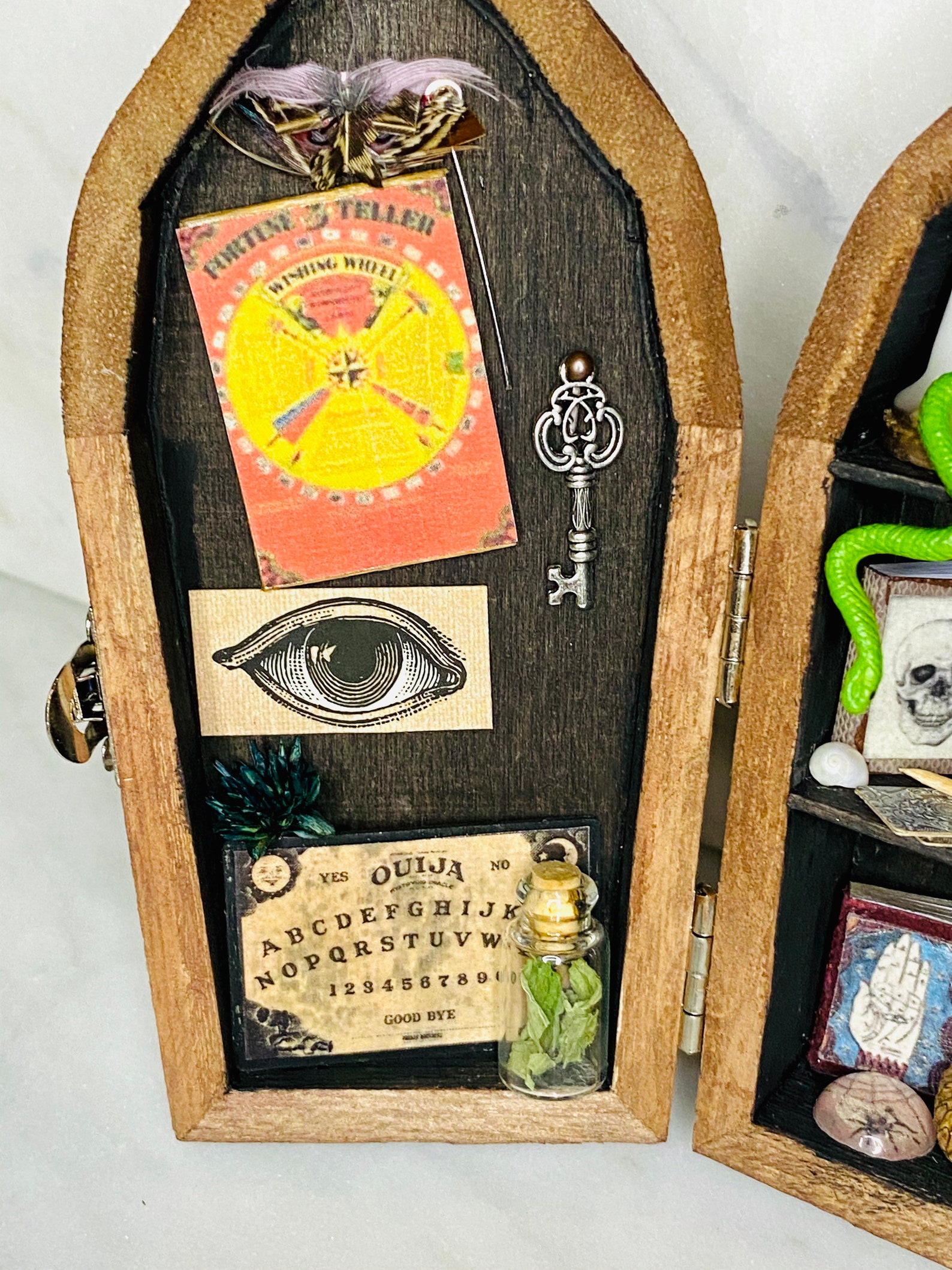 Miniature Coffin Shelf of Magic - Etsy