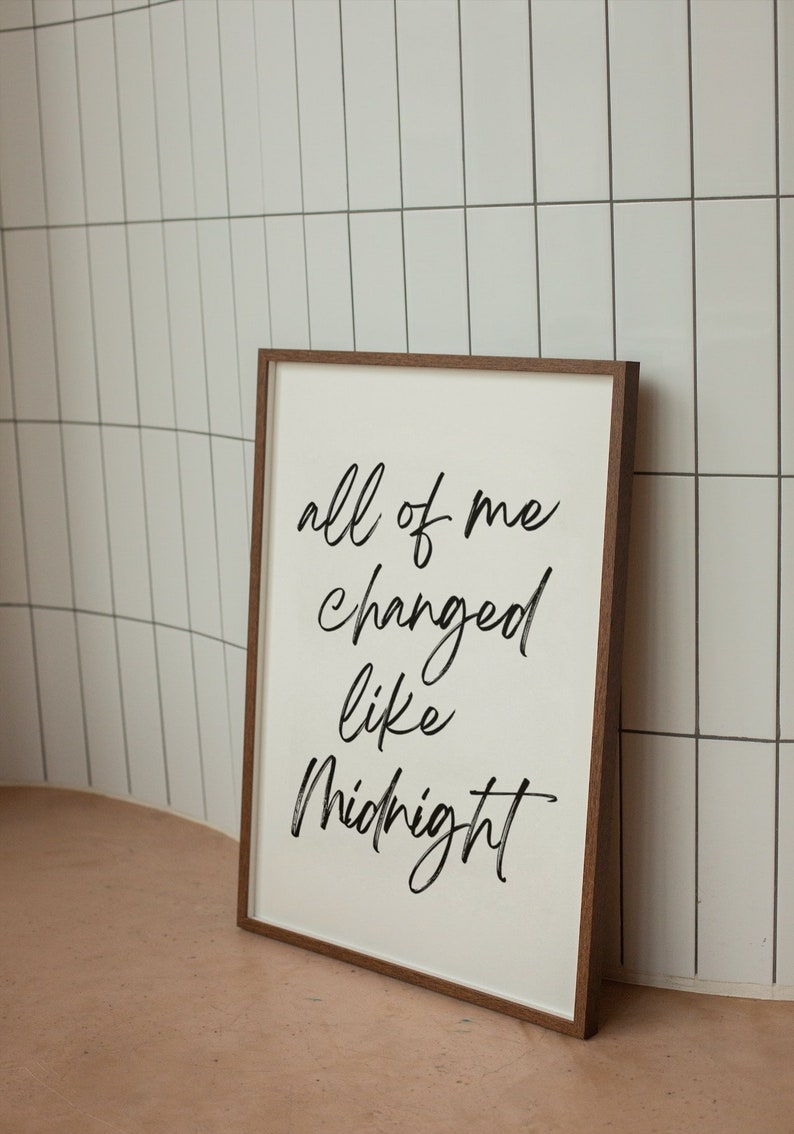 Midnight Rain Poster Midnights Album Taylor's Version - Etsy