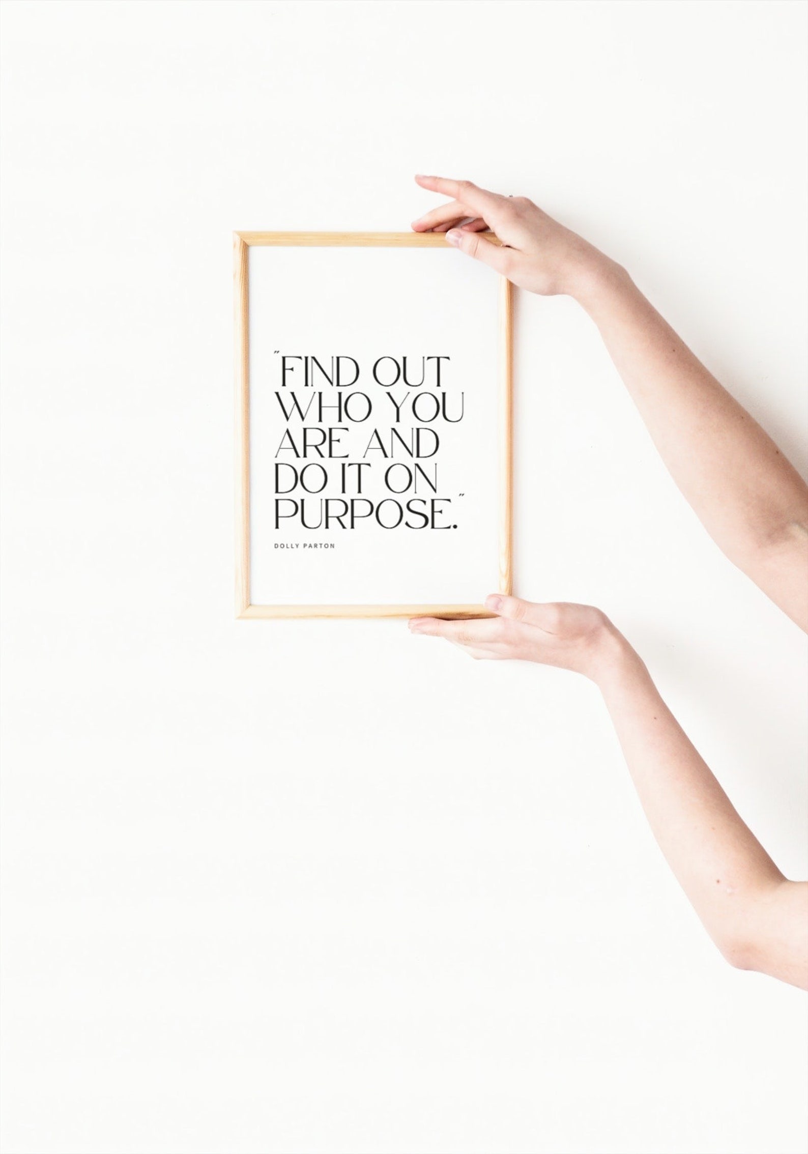 Who You Are Dolly Parton Quote Poster Dolly Parton Texas - Etsy