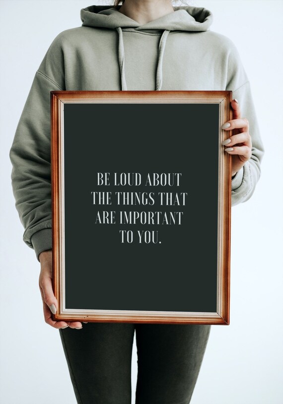 Be Loud Poster Digital Download Office Art Dorm Decor - Etsy