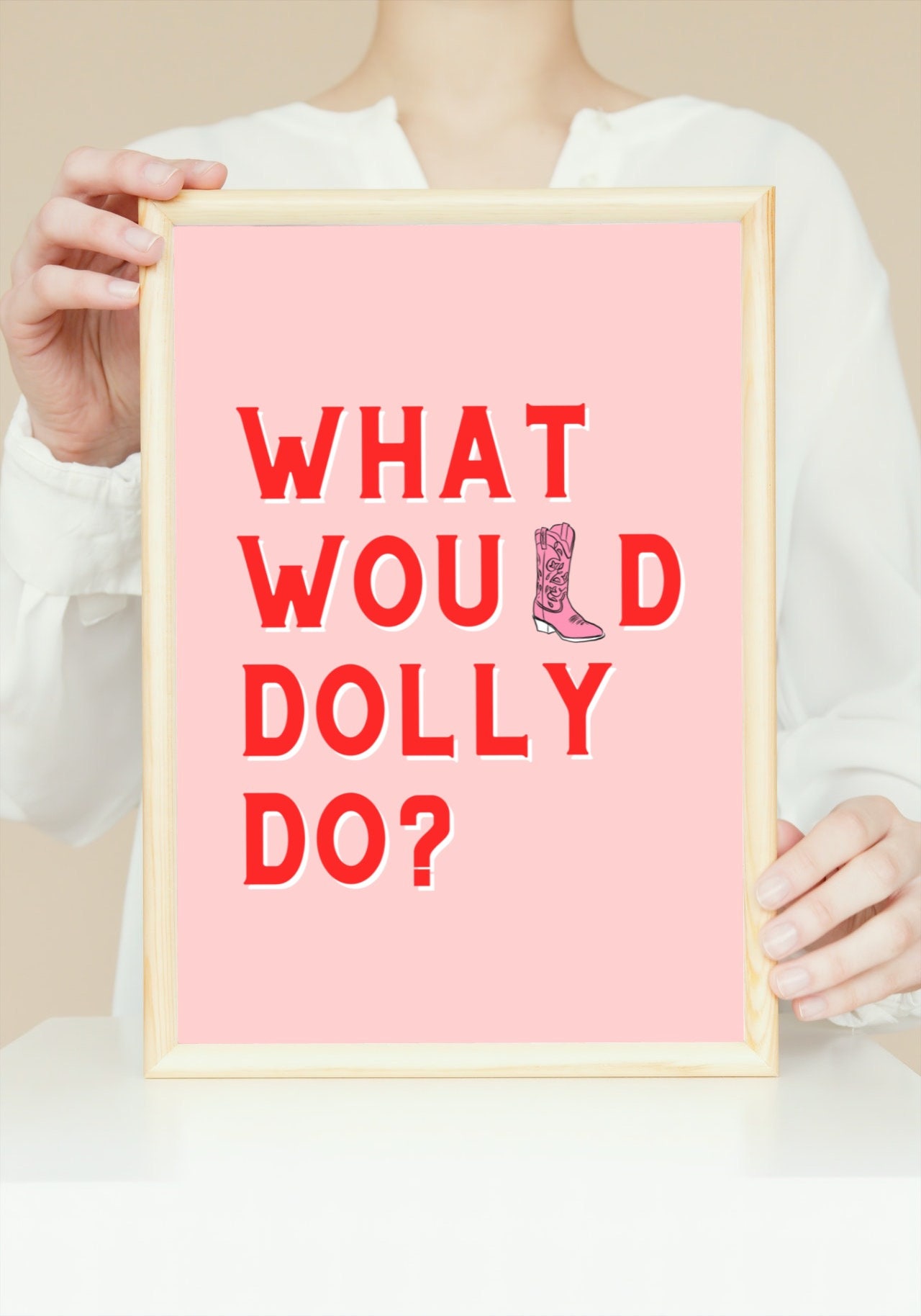 What Would Dolly Do Poster, Dolly Parton Print, Texas Art, Office Art ...