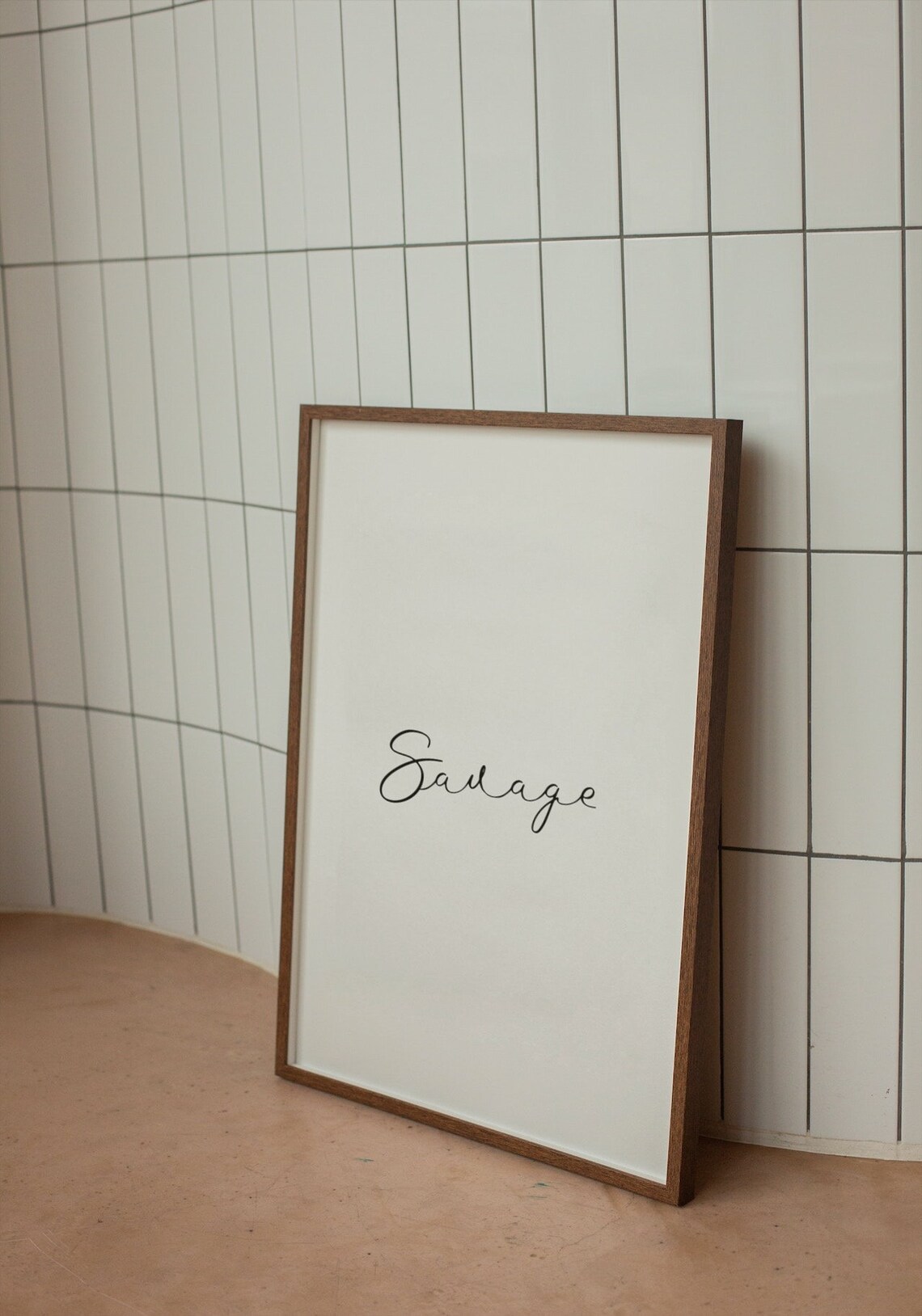 Savage Poster, Digital Download, Office Art, Dorm Decor, Quote Print ...