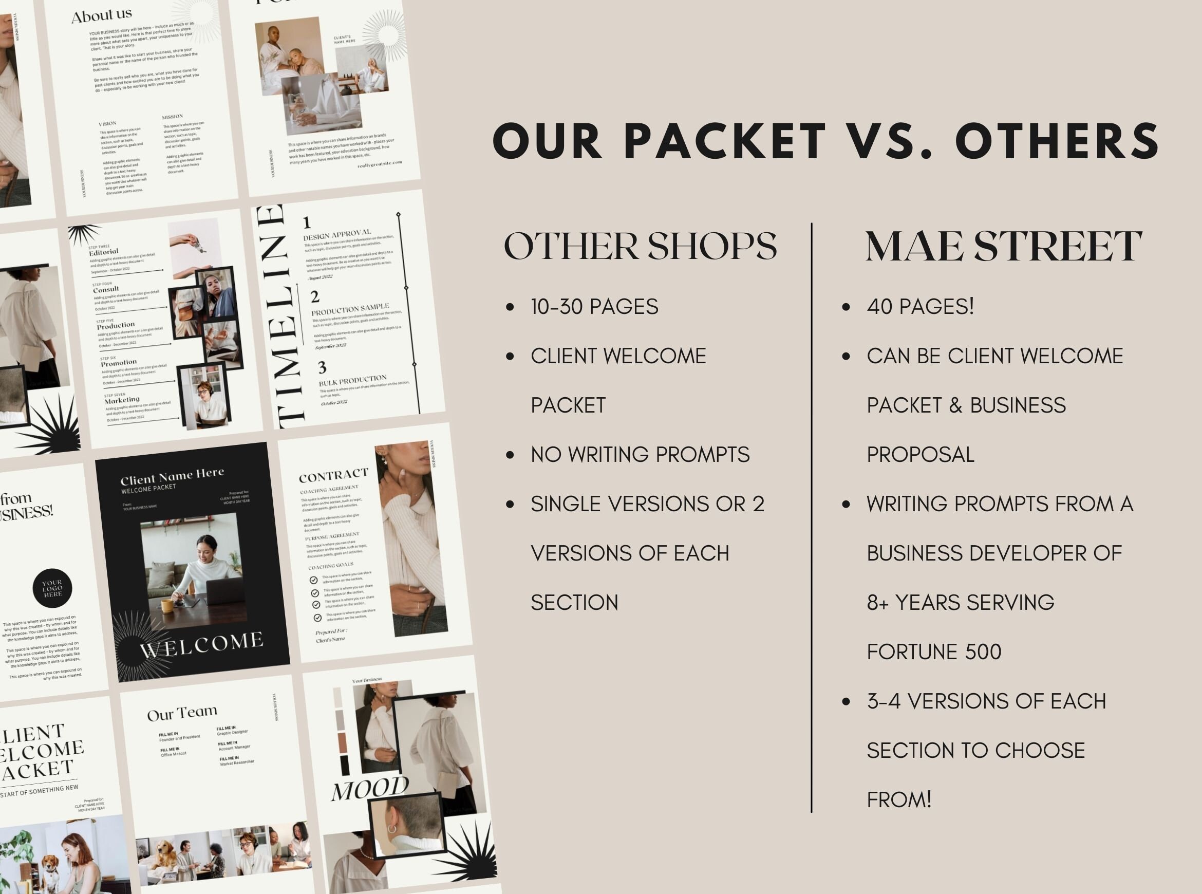 Client Welcome Packet Template, New Client Welcome Packet, Onboarding ...