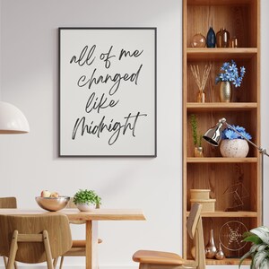 Midnight Rain Poster, Midnights Album, Taylor's Version, Taylor Office ...