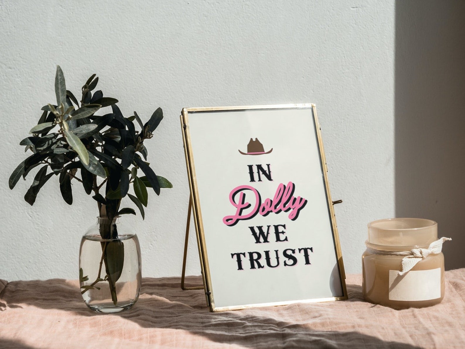 In Dolly We Trust Poster, Dolly Parton Print, Texas Art, Office Art ...