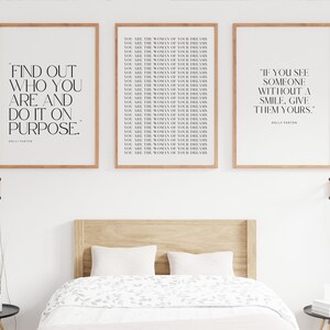 Who You Are Dolly Parton Quote Poster, Dolly Parton, Texas Art, Office ...