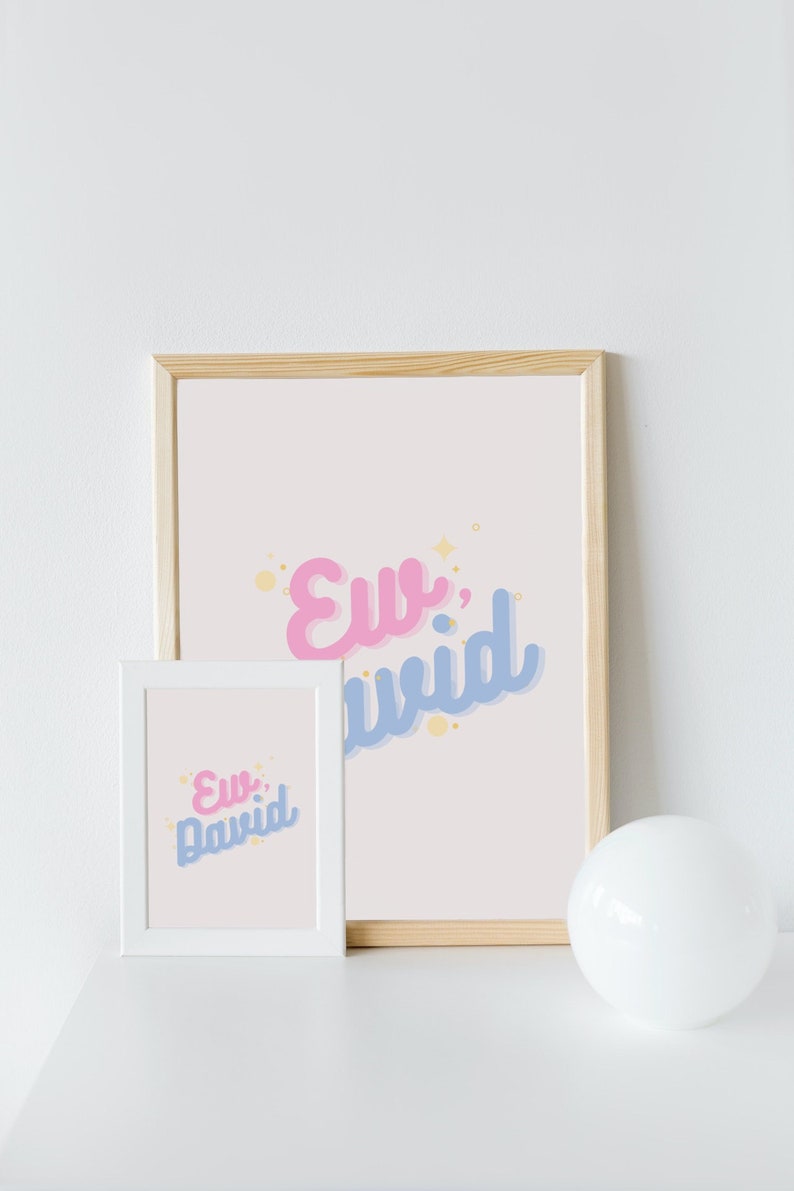 Ew David Poster Digital Download Office Art Ew David SVG - Etsy