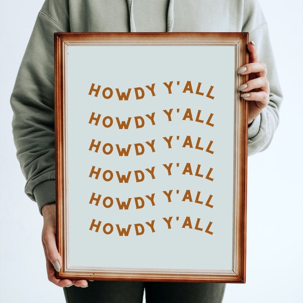 Howdy Sign - Etsy
