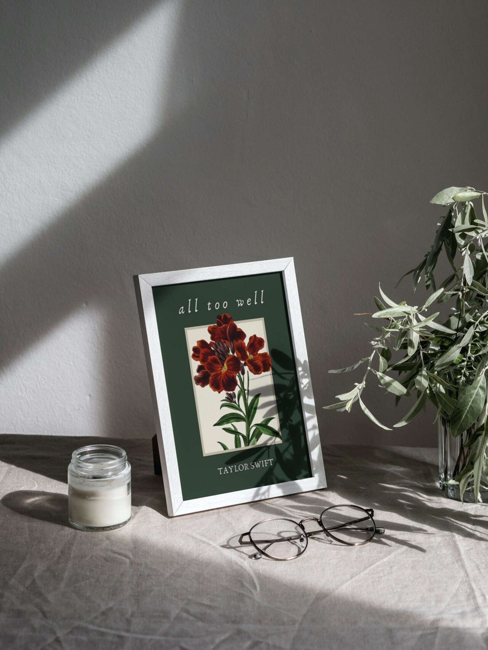 All Too Well Poster, Taylor's Version, 10 Minute Version, Red Album ...