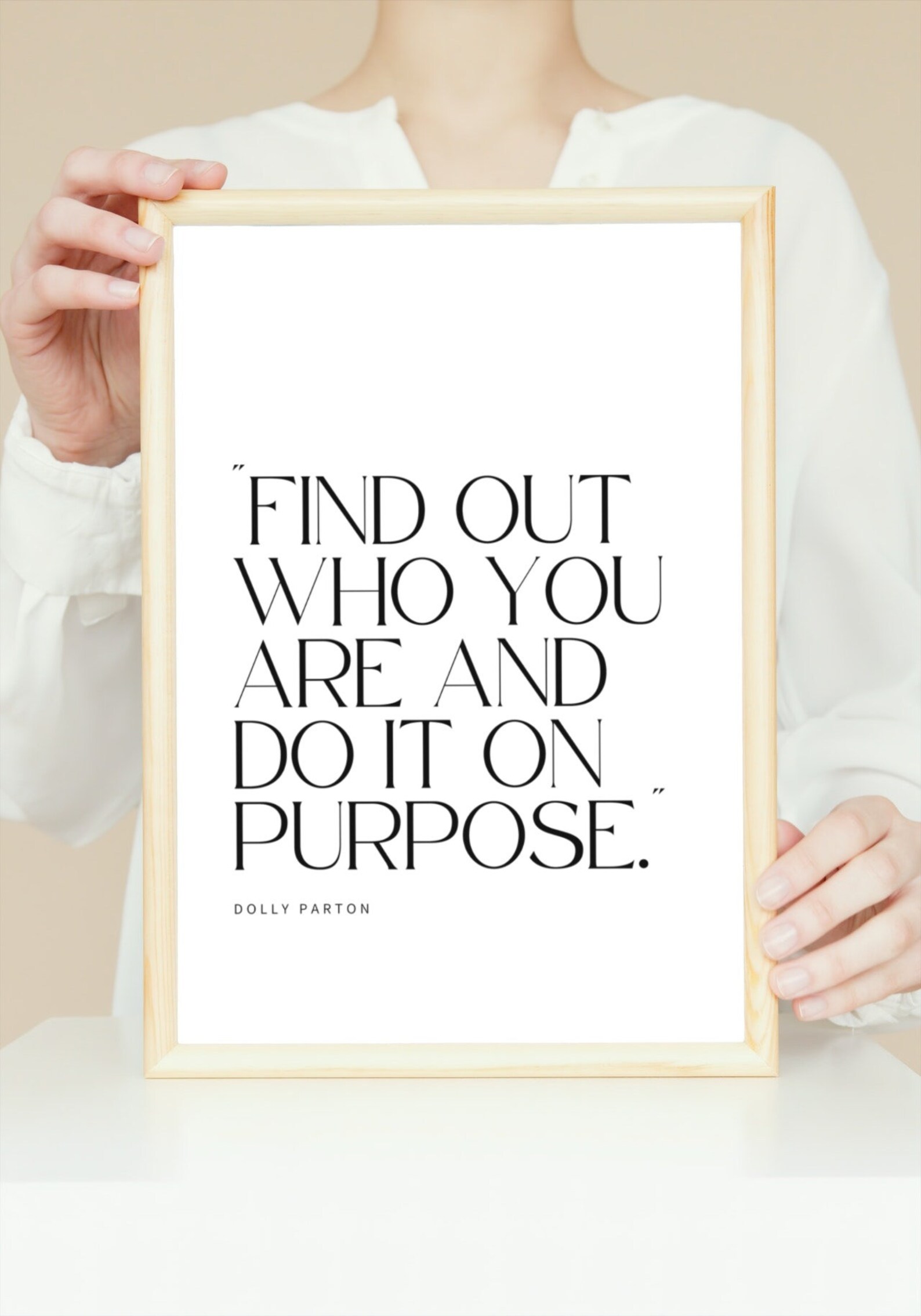 Who You Are Dolly Parton Quote Poster Dolly Parton Texas | Etsy