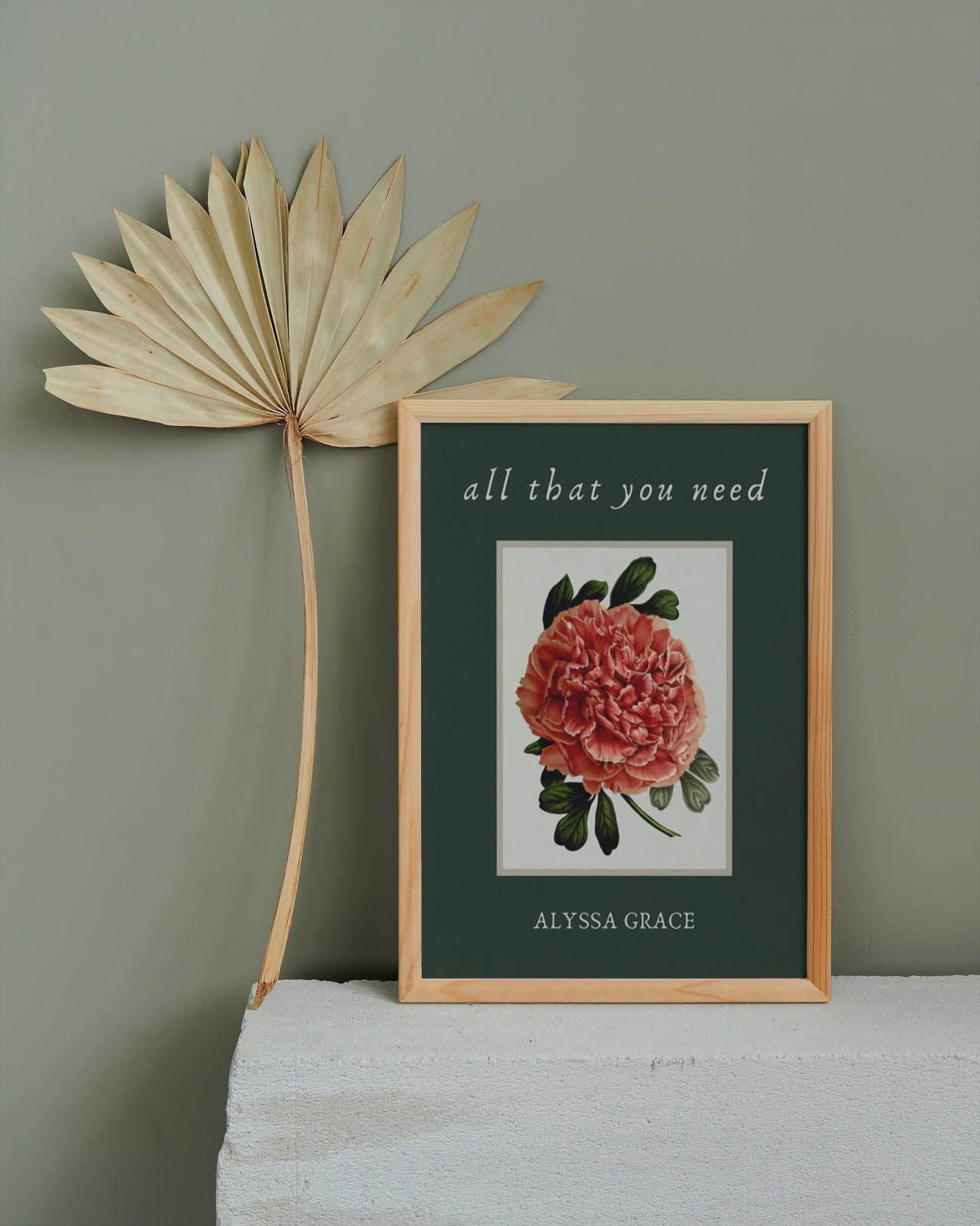 All That You Need Poster, Alyssa Grace, Indie Room Decor, Music Poster ...