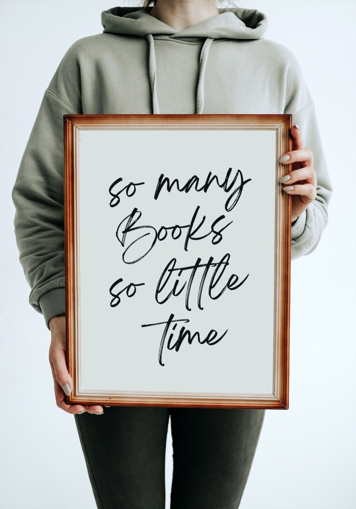 So Many Books so Little Time Poster, Digital Download, Book Lover Gifts ...