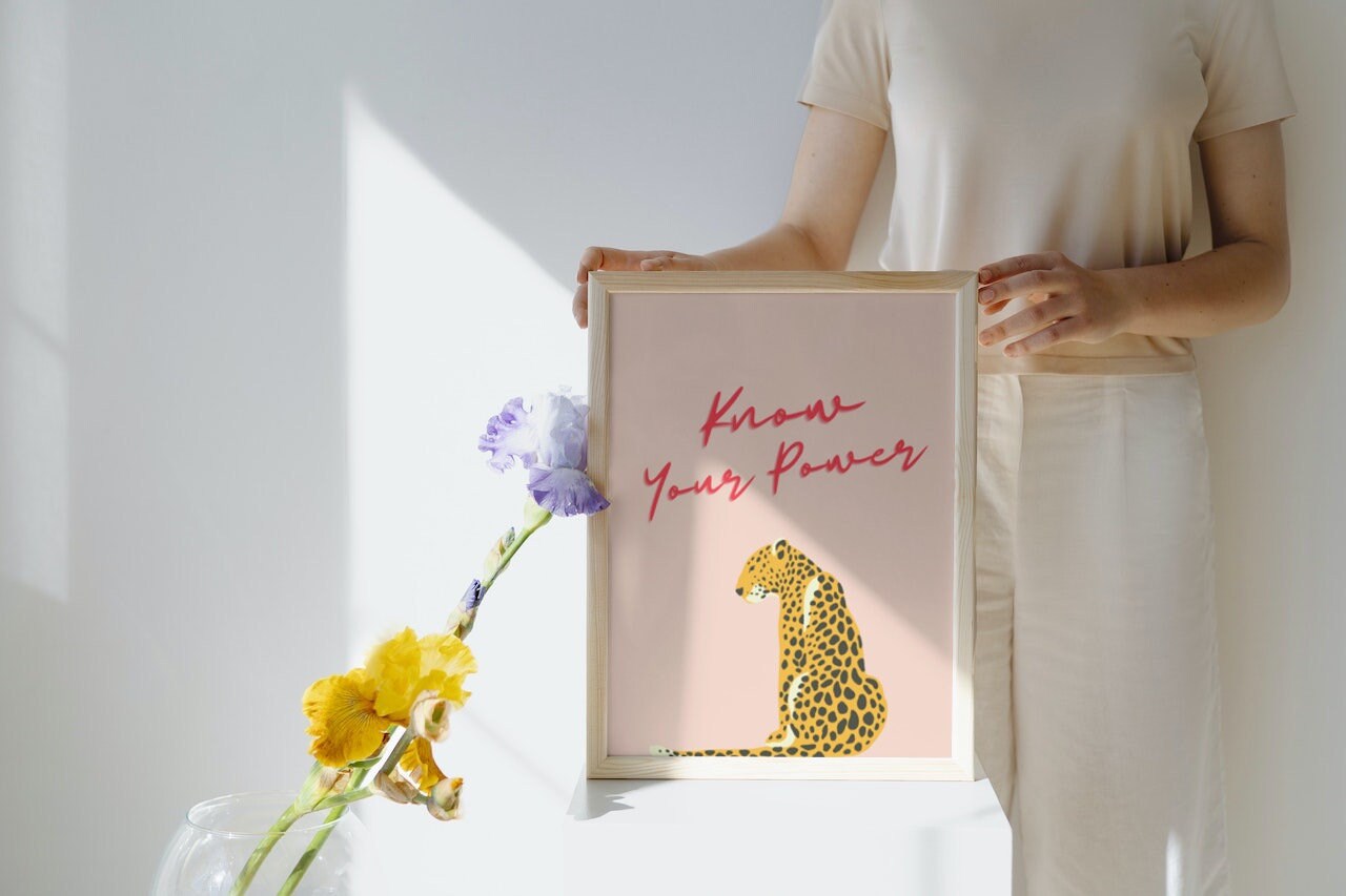 Know Your Power Poster Digital Download Office Art Dorm - Etsy