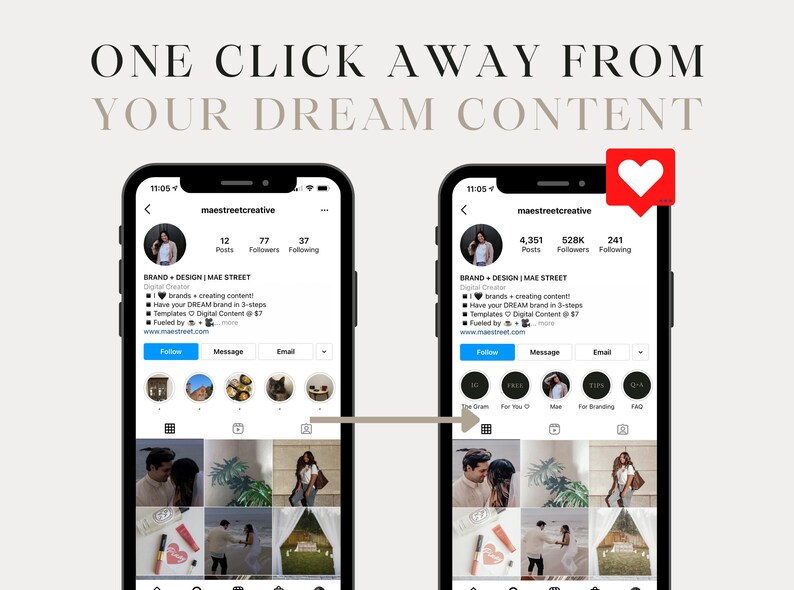 Neutral Instagram Highlight Covers - Etsy