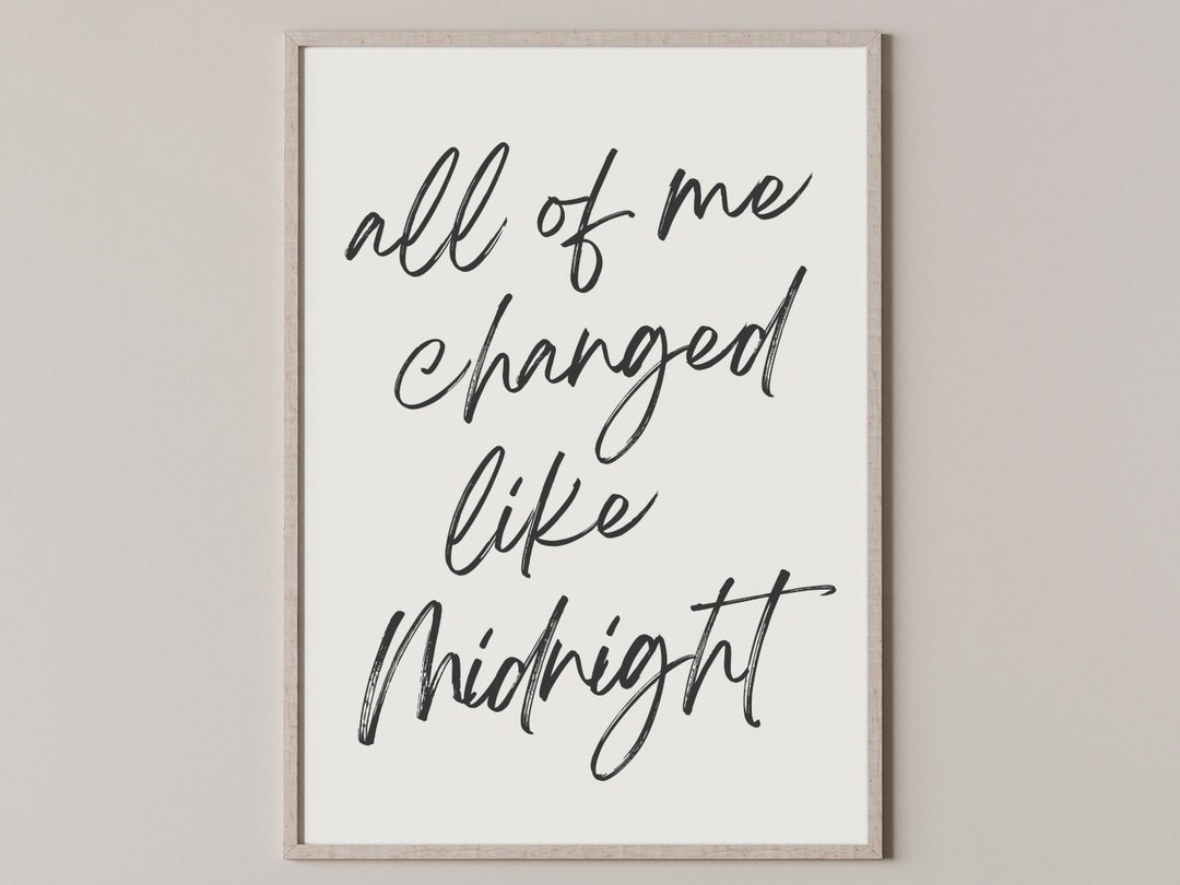 Midnight Rain Poster, Midnights Album, Taylor's Version, Taylor Office ...