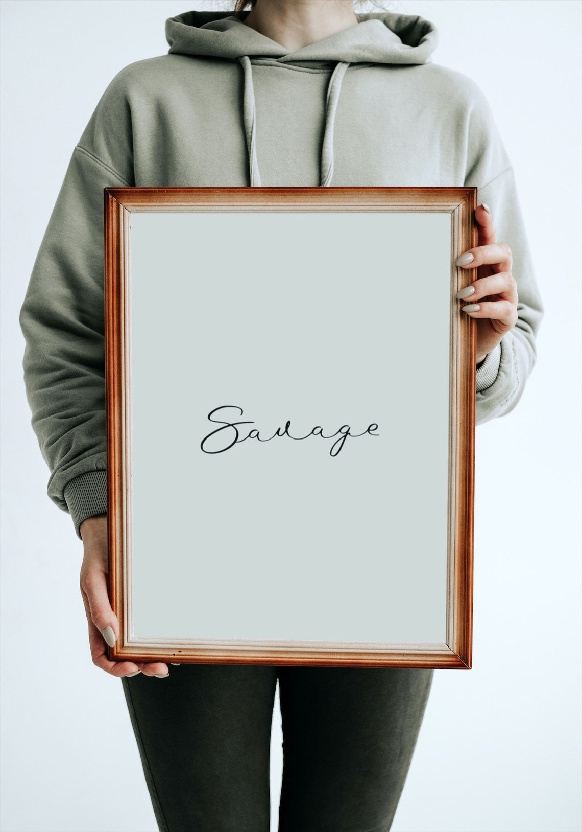 Savage Poster, Digital Download, Office Art, Dorm Decor, Quote Print ...
