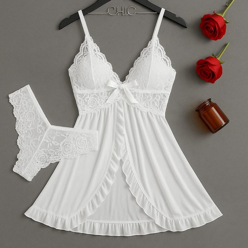 See Through Lingerie Set - Etsy