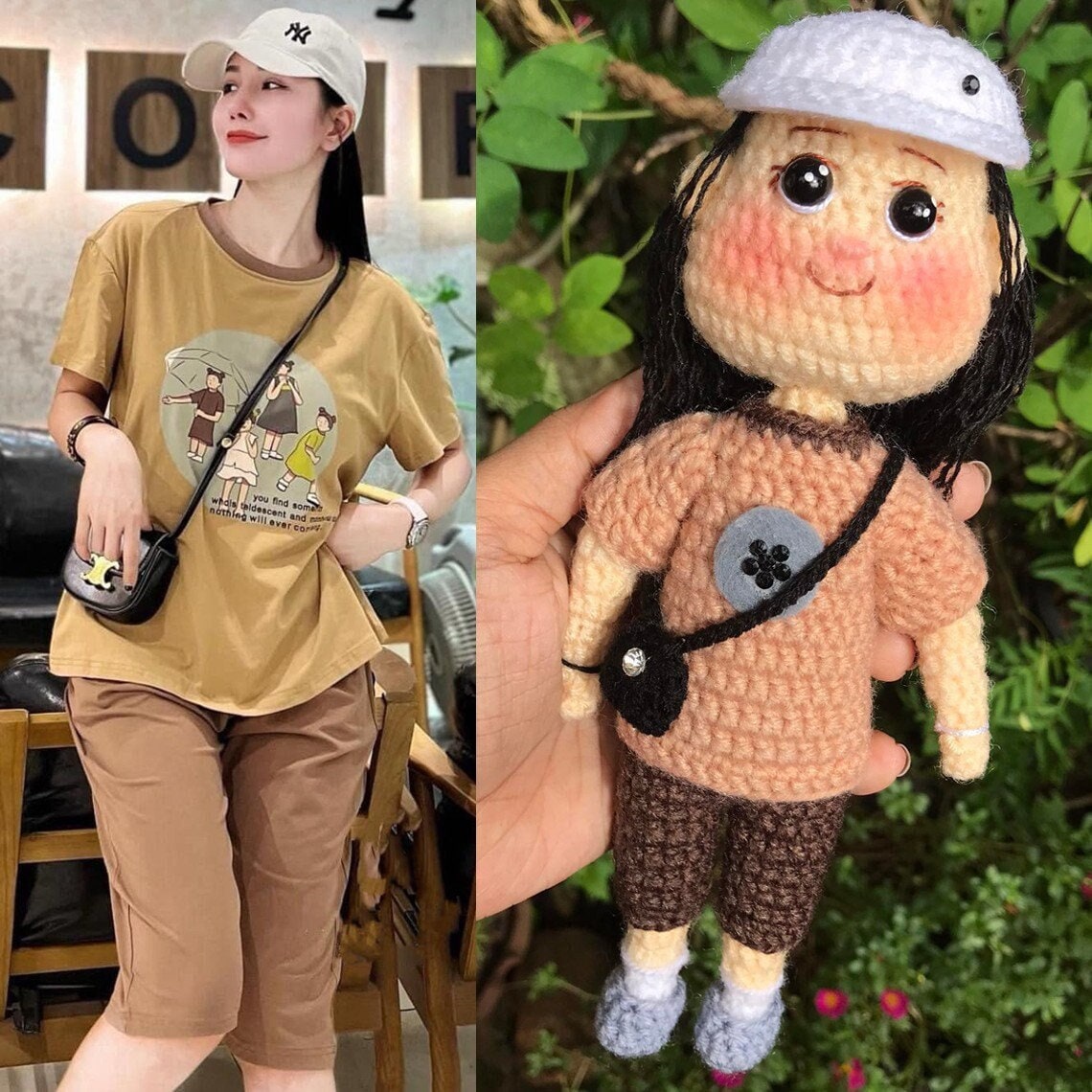Personalized Doll, Portrait Doll, Amigurumi Doll, Custom Crochet Doll ...