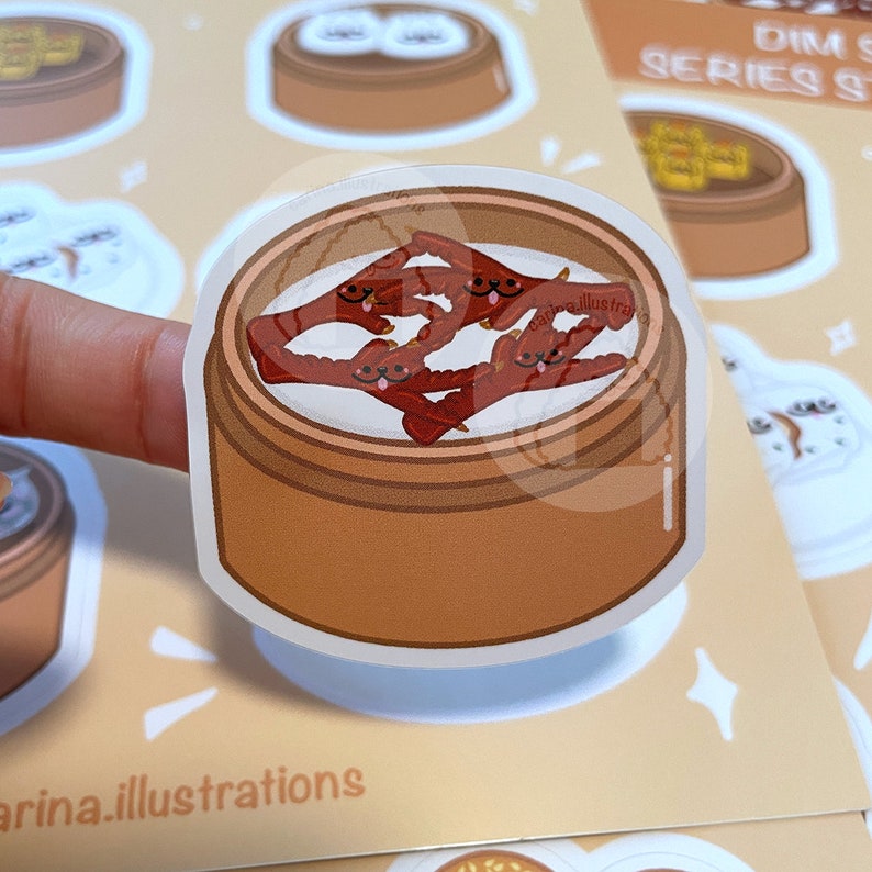 Dim Sum Sticker Sheet - Etsy