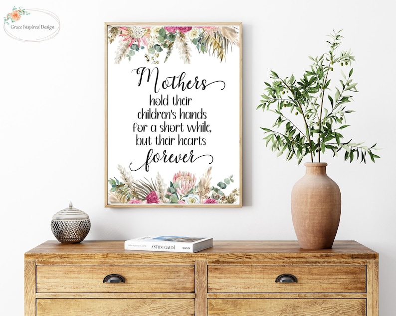 Mother's Day Gift Printable, Happy Mother's Day Gift, Mother Wall Art ...