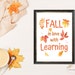 Fall Inspirational Printable, Fall Kids Room Poster, Fall in Love With ...