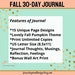 Fall 30 Day Journal Printable, Printable Fall Journal Pages, 30 Day ...
