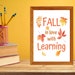 Fall Inspirational Printable, Fall Kids Room Poster, Fall in Love With ...
