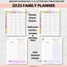 2025 Family Planner Printable Family Calendar 2025 Weekly Family ...