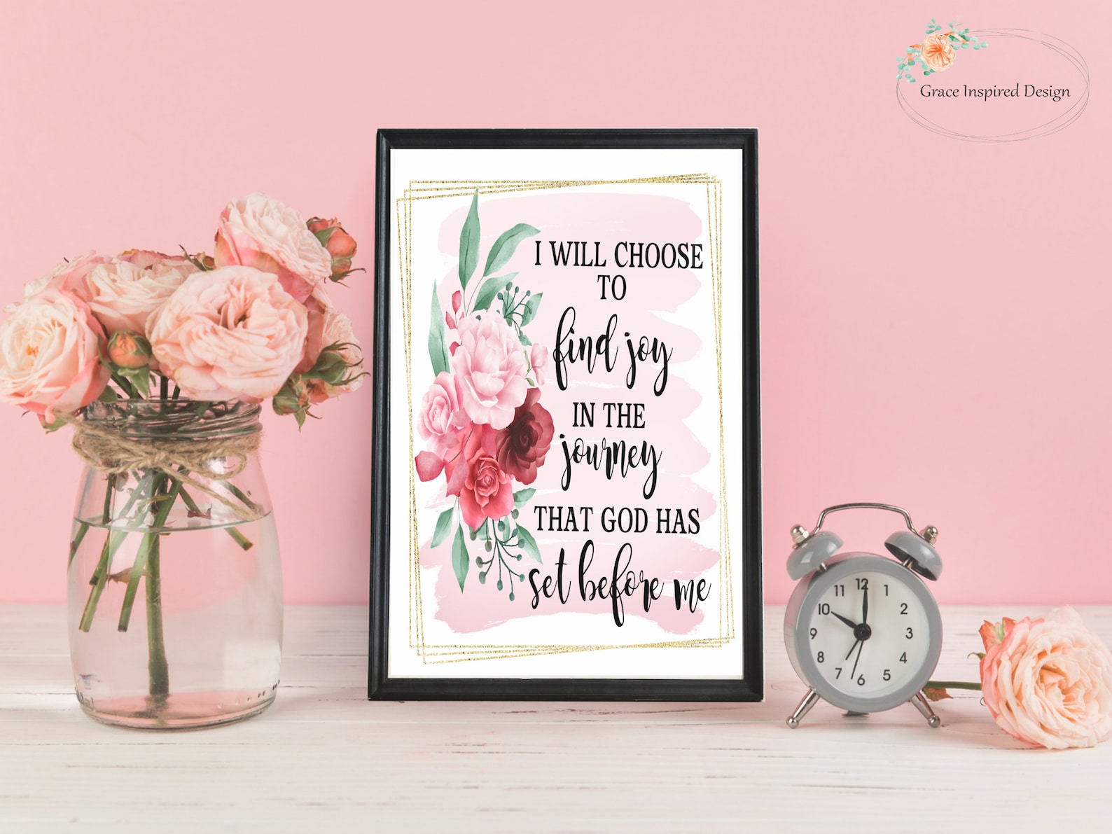 Inspirational Christian Print, Joy for the Journey Picture, Faith ...