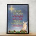 Christmas Scripture Verse Printable, Bible Verse Luke 2:14 Christmas ...