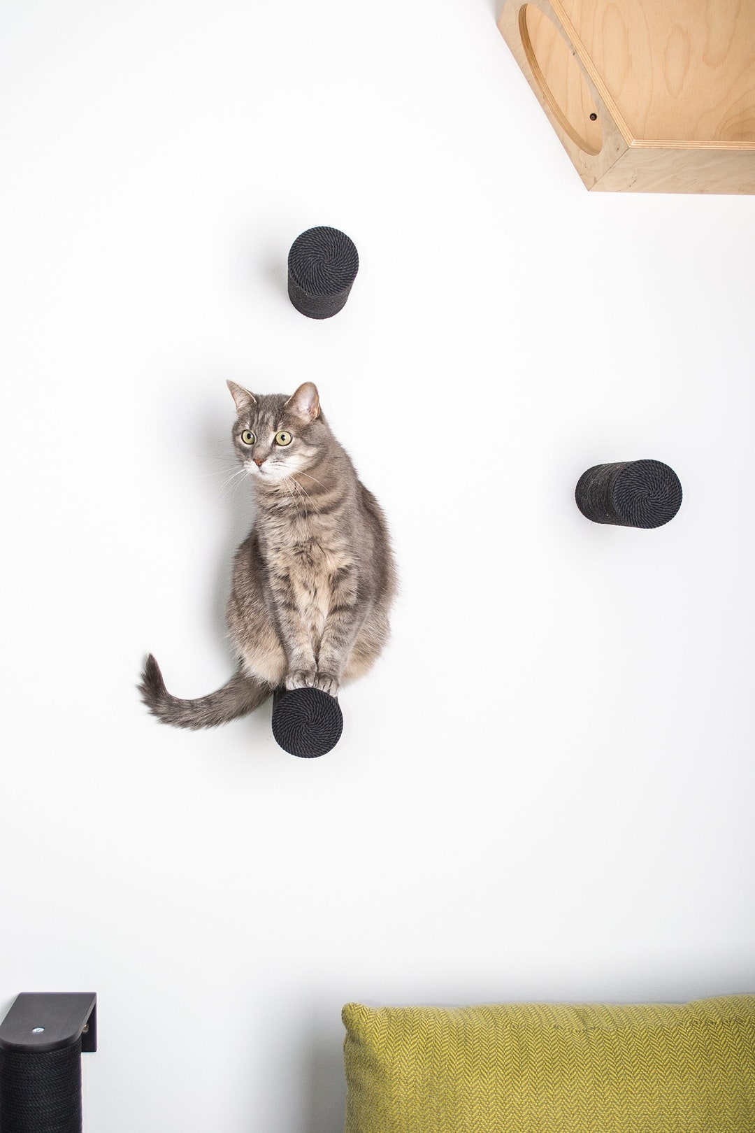 Black Cat Steps, Cat Wall Steps, Cat Stairs, Cat Wall Furniture, Cat ...