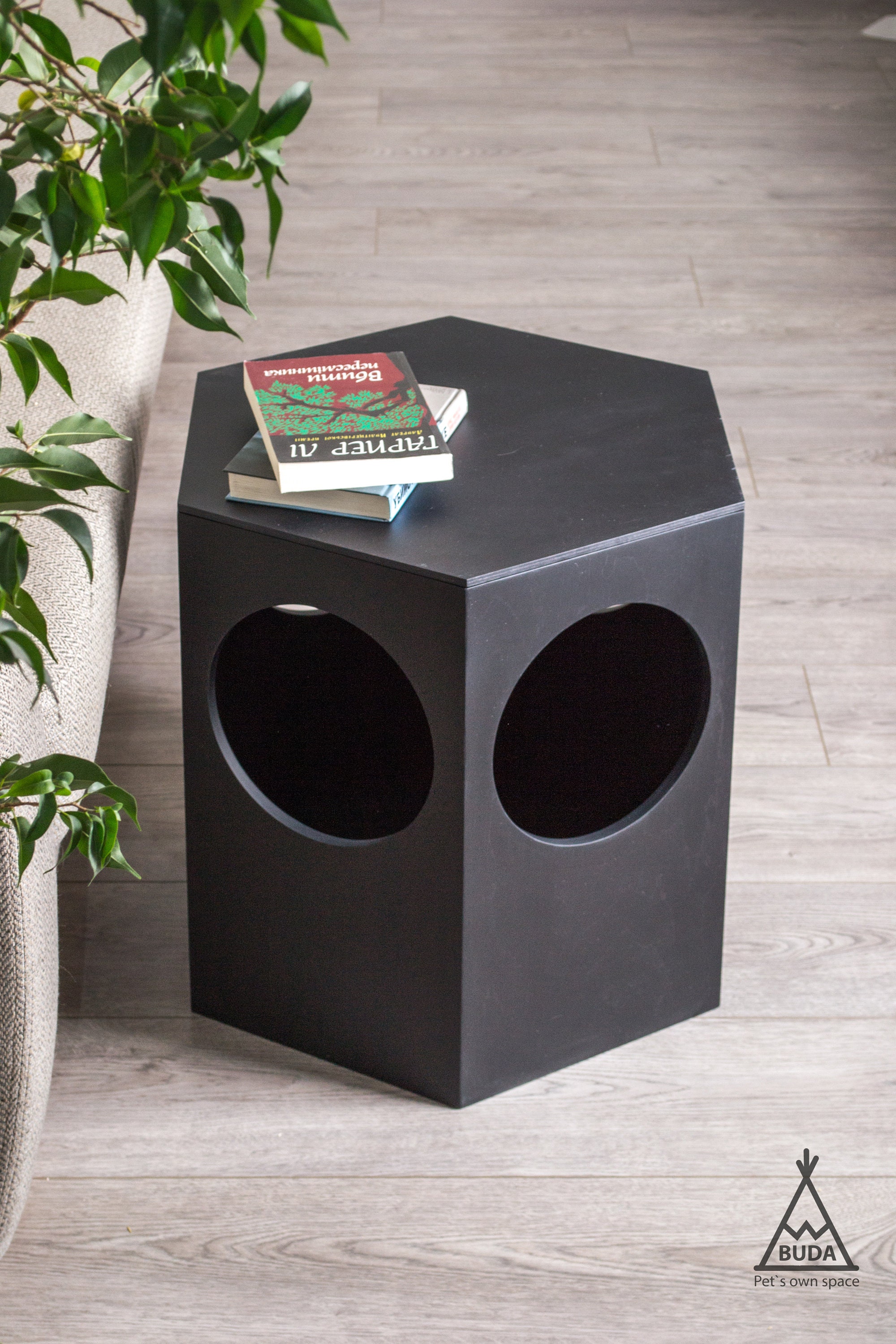 Cat House Bedside Table Modern Cat Furniture Cat Cabinet Cat - Etsy ...