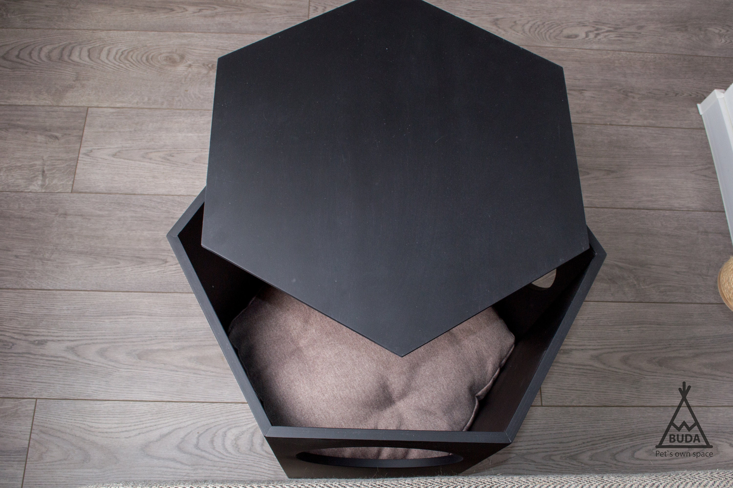 Cat House Bedside Table Modern Cat Furniture Cat Cabinet Cat - Etsy ...