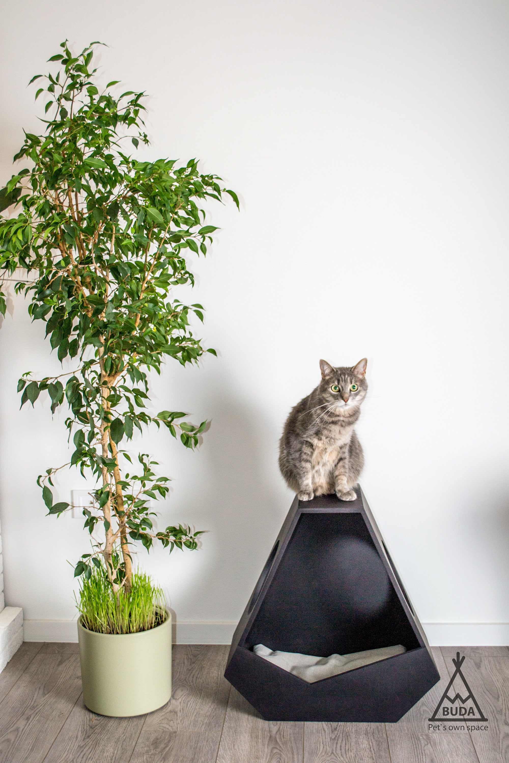 Cat house Cat bed Cat furniture Wooden Decor Cat Cave | Etsy