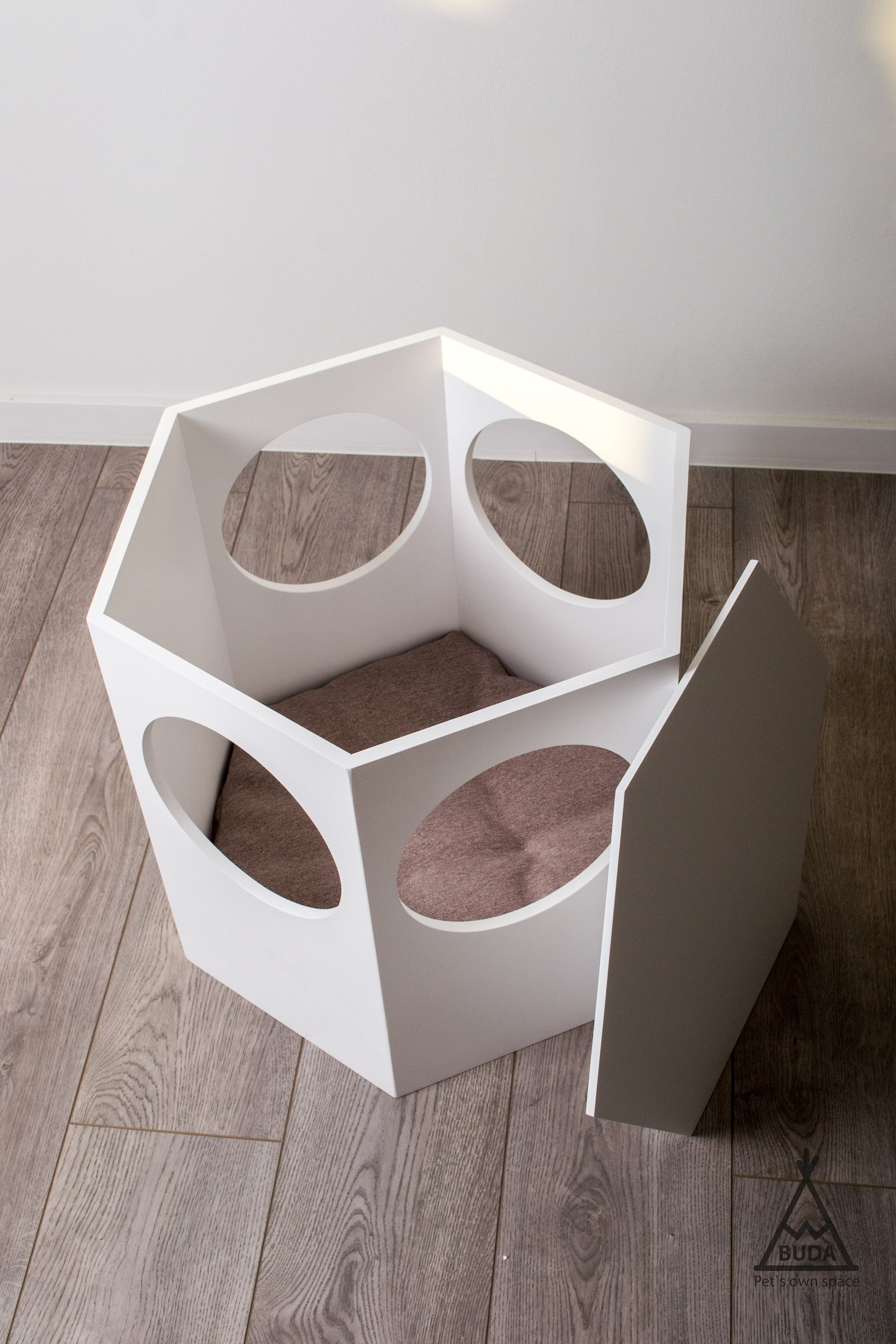 Cat House + Nightstand (2 in 1), Cat Bed, Wooden Cat House, Cat Cave ...