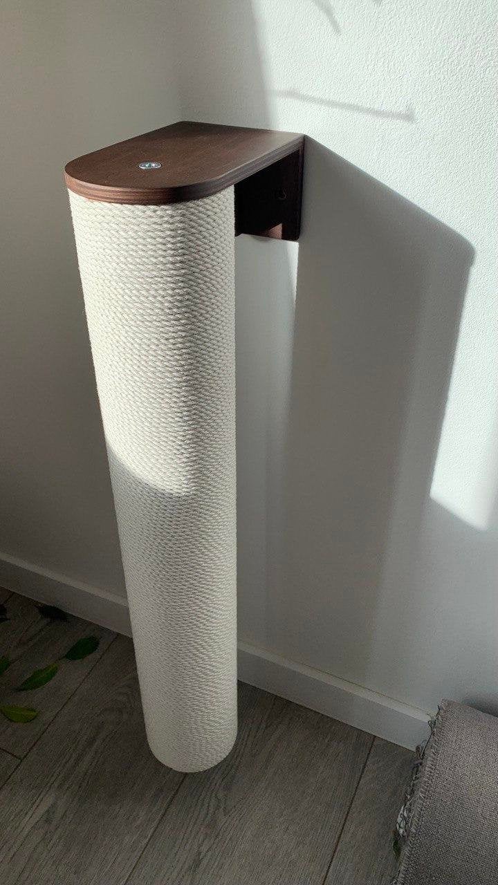 Tall Cat Wall Scratching Post Wood and Jute. Cat Tree - Etsy Australia