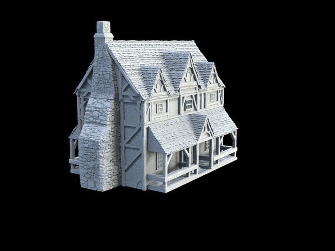 Medieval Manor Tabletop Terrain Wargaming 28mm Scale - Etsy