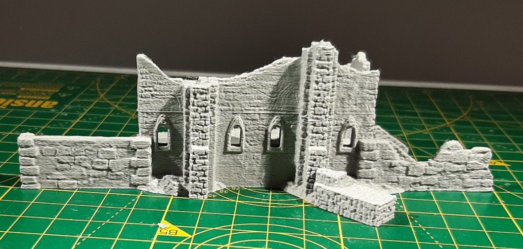 Castle Dracul Ruined Monastery 10mm - Etsy