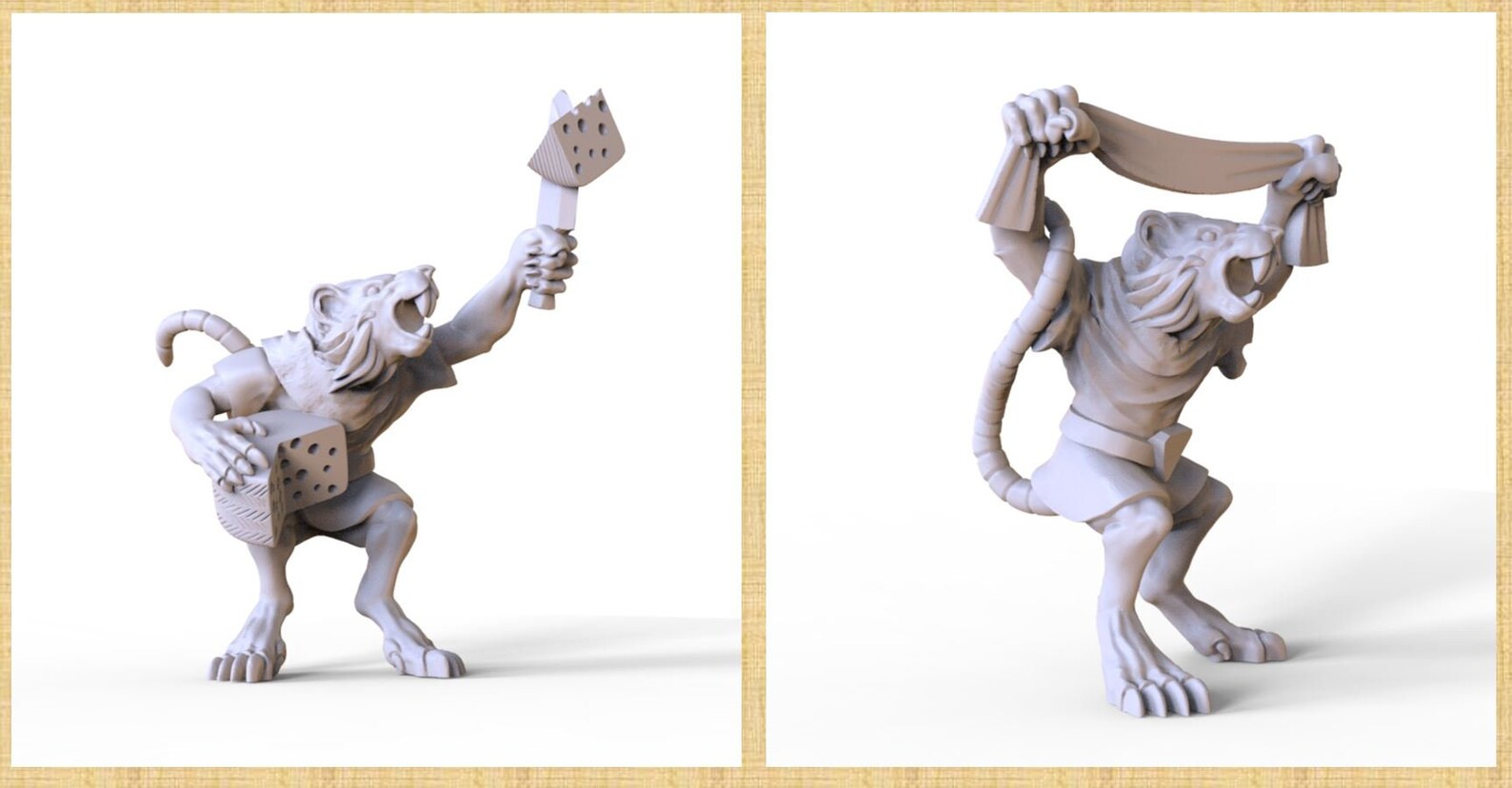 Fantasy Football Rat Fans Pack 3D Printed (fanath) - Etsy UK