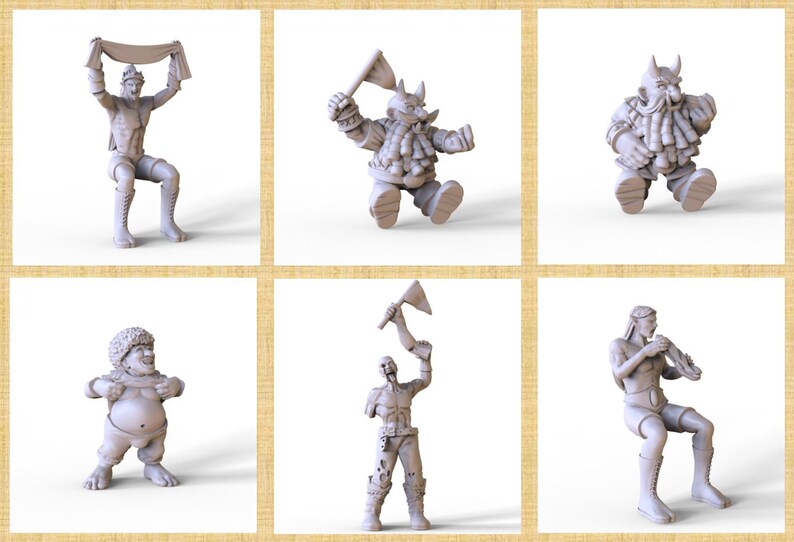 Fantasy Football Fans pack second batch 3D printed Fanath | Etsy