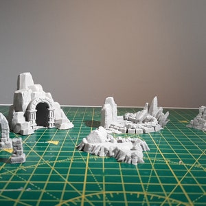 10mm Scale Ruins Set - Etsy