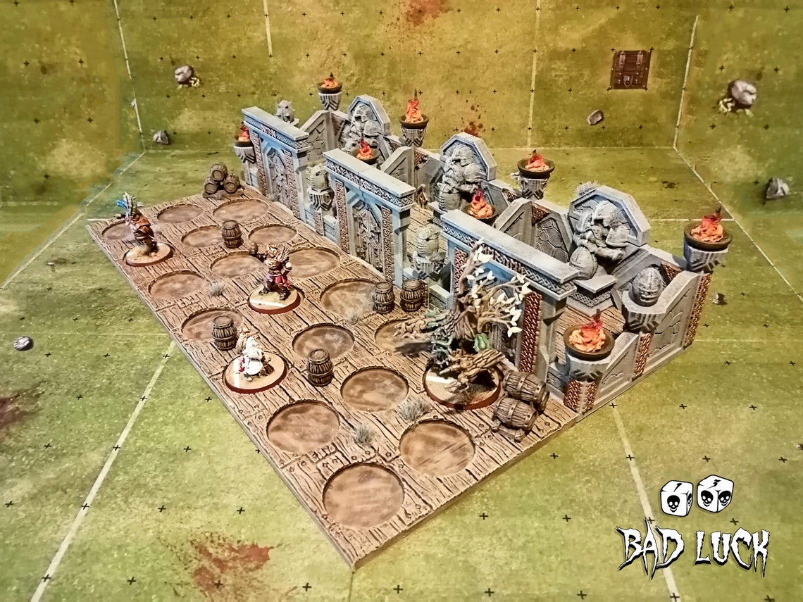 Fantasy Football Dwarf Dugout 3D Printed (13 Bad Luck) - Etsy