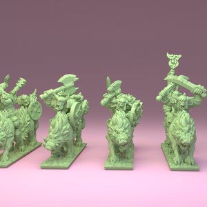 Orc Boar Rider Unit 10mm - Etsy
