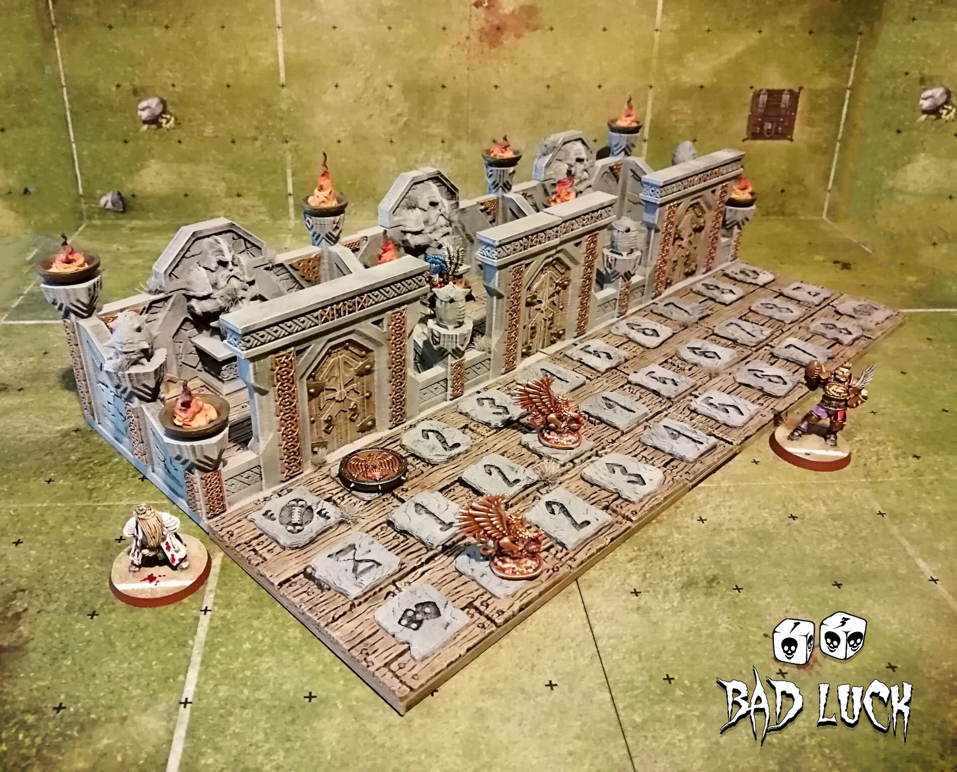 Fantasy Football Dwarf Dugout 3D Printed (13 Bad Luck) - Etsy
